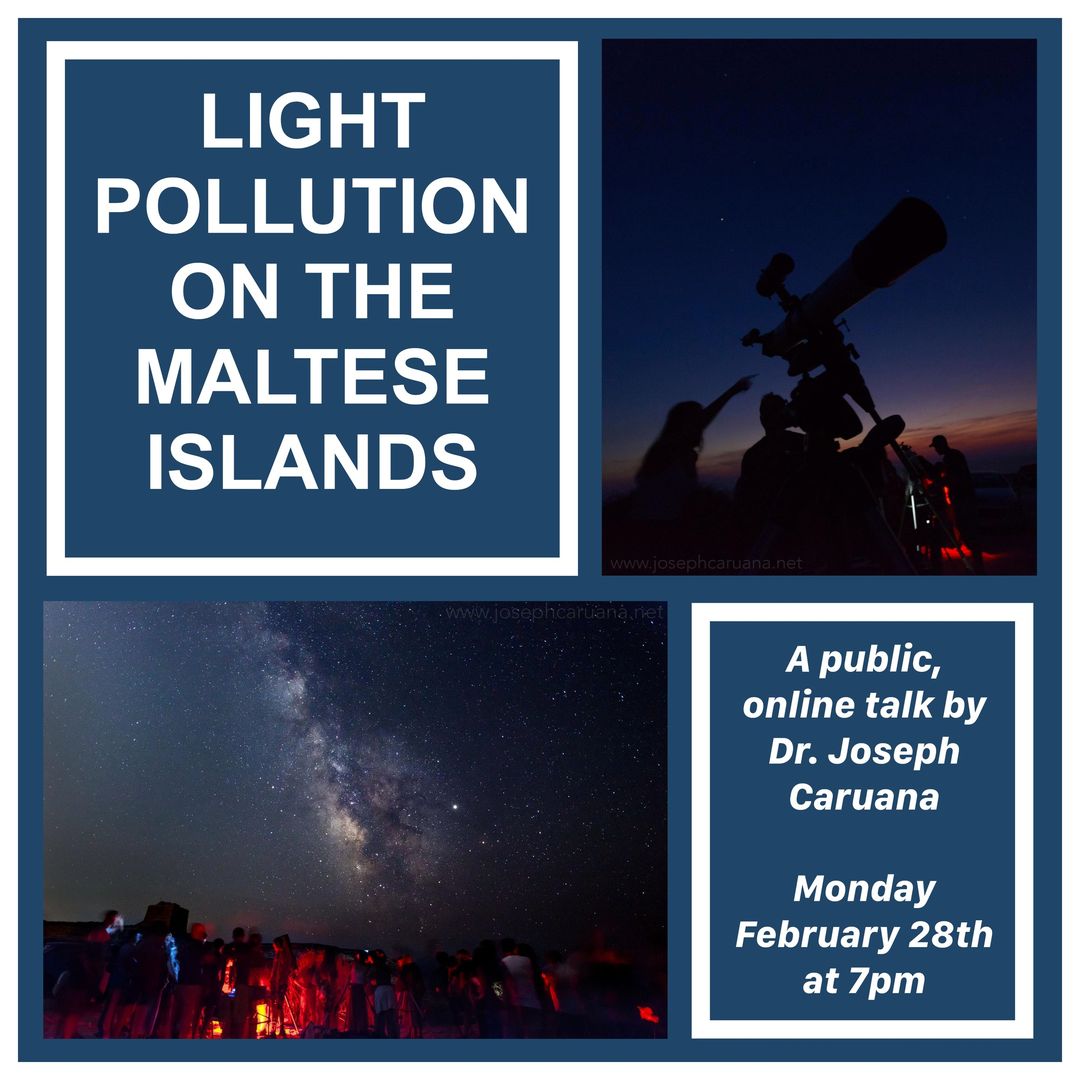 Public talk on light pollution in the Maltese Islands - Joseph's ...